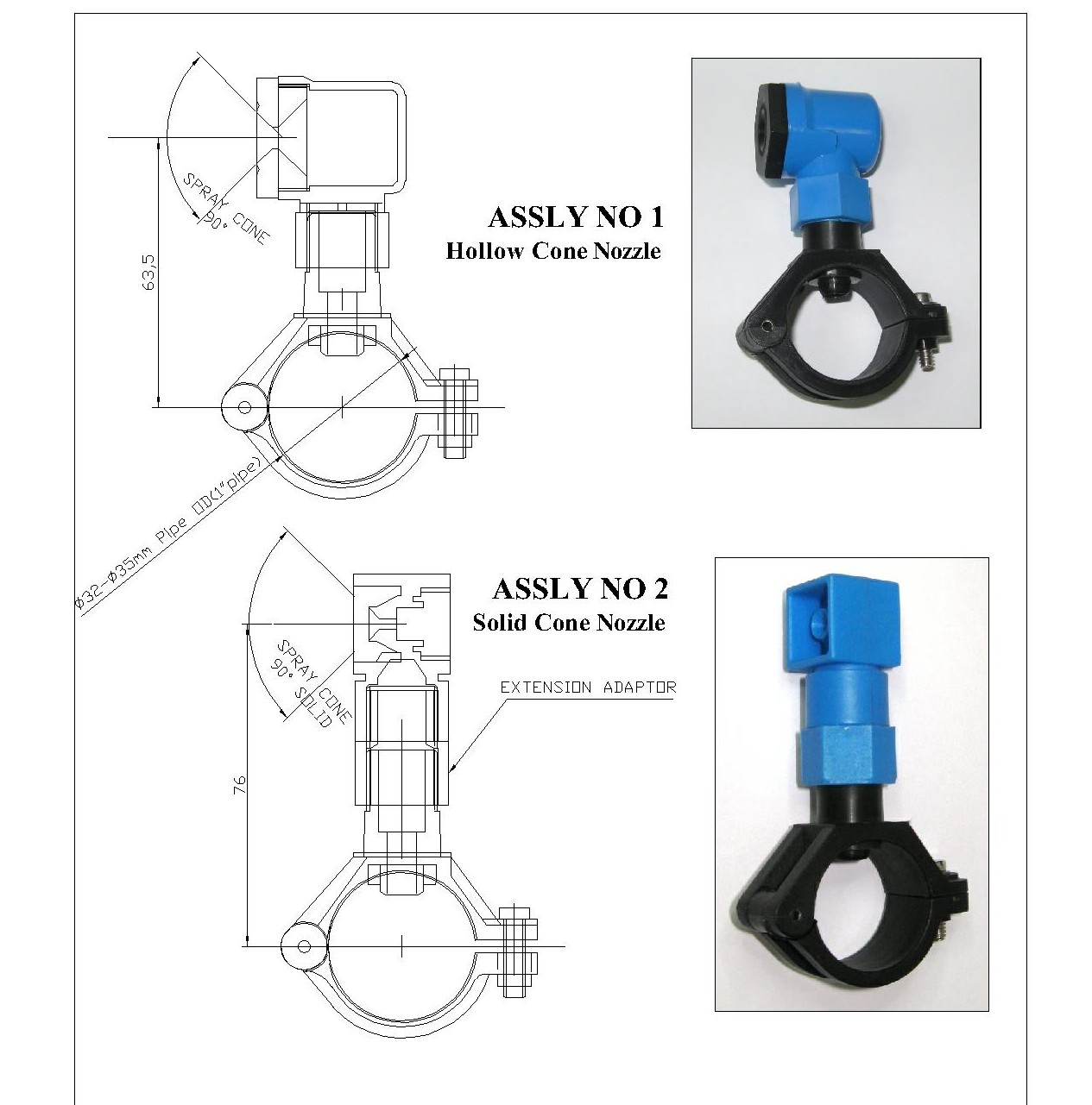 Plastic Spray Nozzle | Poly Extrusion